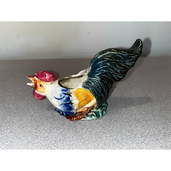 Rooster | Accents | Vintage Farmhouse Ceramic Rooster Chicken Hen Small ...